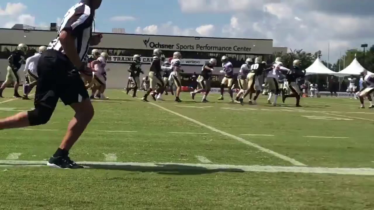 New Orleans Saints new running back Latavius Murray with a nice run ...