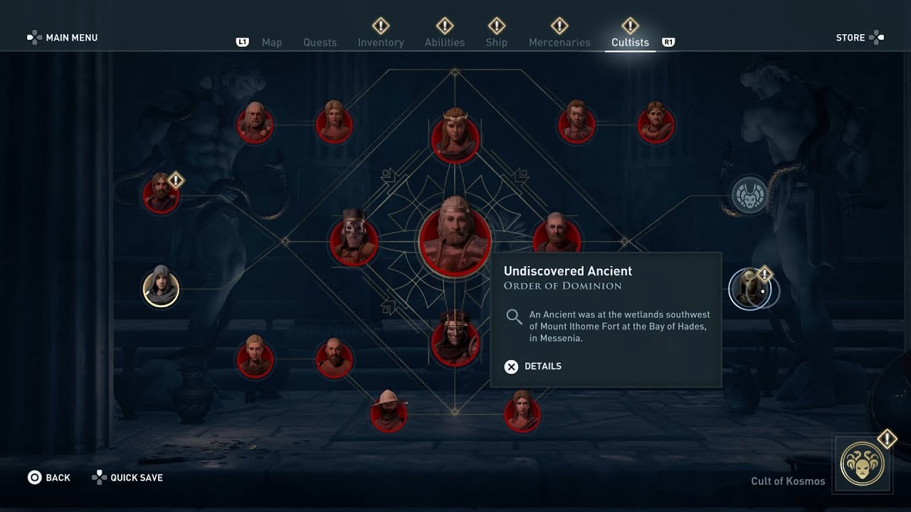 Assassin's Creed Odyssey - Gasper the Gatekeeper Clue Location - Order ...