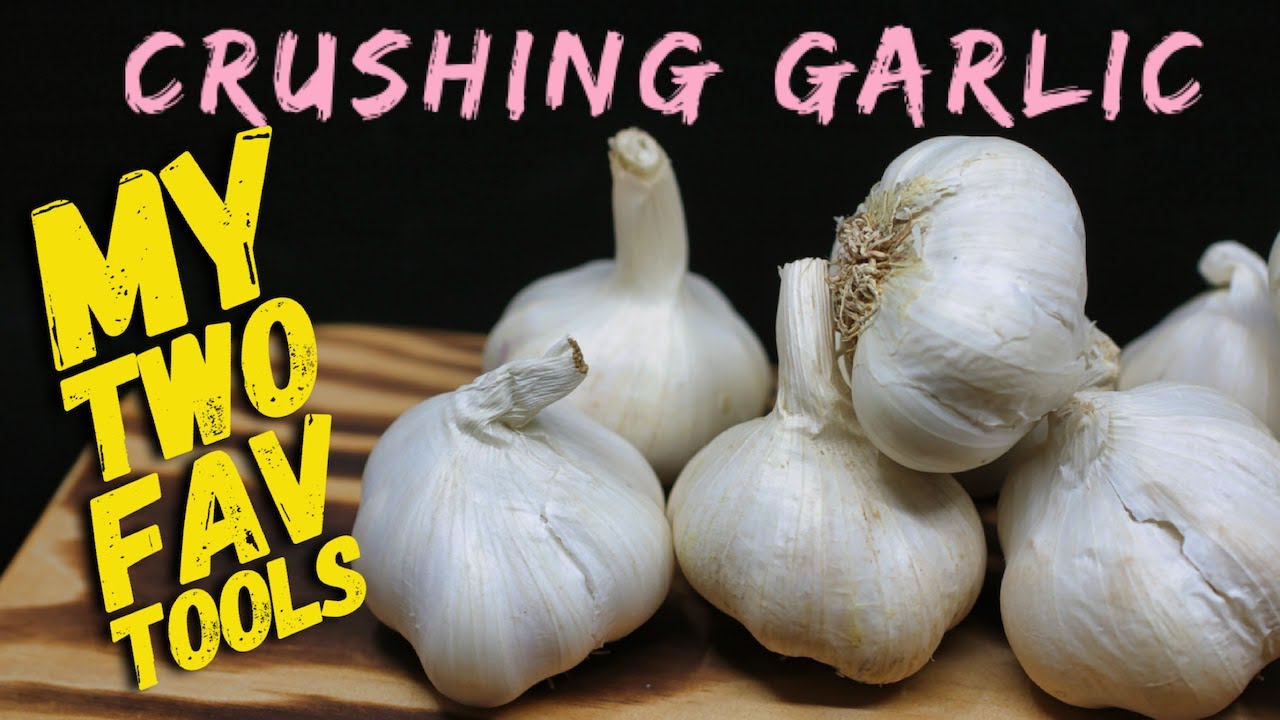 How to Prep & Crush Garlic - So Easy! - YouTube