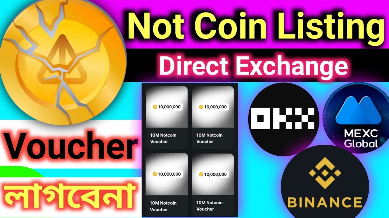Notcoin Listing Exchange Listing Update || Not Coin New Update || Hot ...