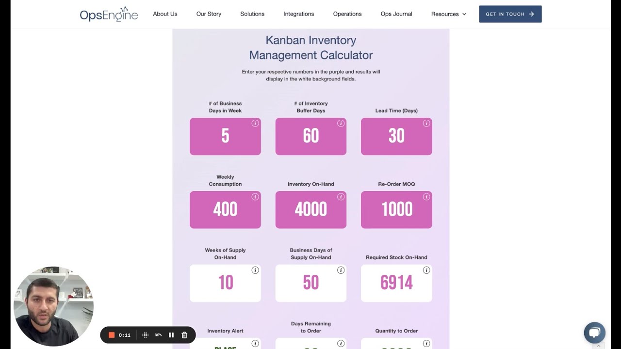 Kanban Inventory Management Tool Introduction - YouTube