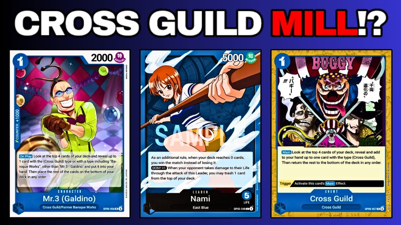 *NEW* Cross Guild Nami!? - 4 Searchers Is INSANE!? | Blue Nami Mill | OPTCG Sim - YouTube