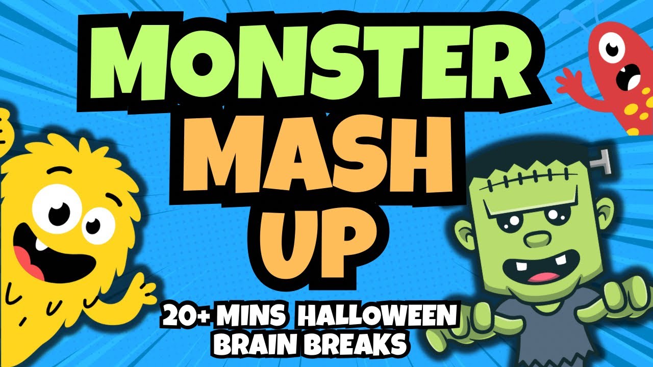 Monster Mash Up! 👻 Halloween Brain Breaks for Kids | Halloween Go ...