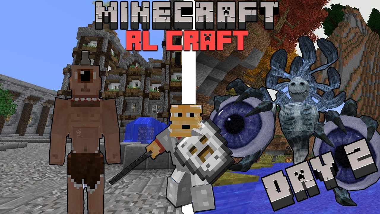 Monthly Modpack RL Craft Day 2 - YouTube