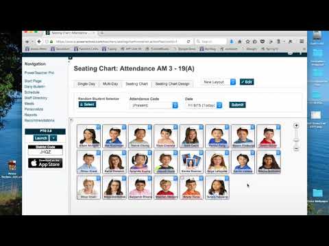 Print a Photo Seating Chart in PowerTeacher - YouTube