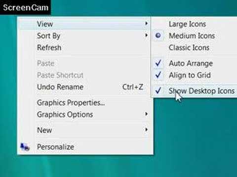 How to Hide Desktop Shortcuts without deleting them? - YouTube