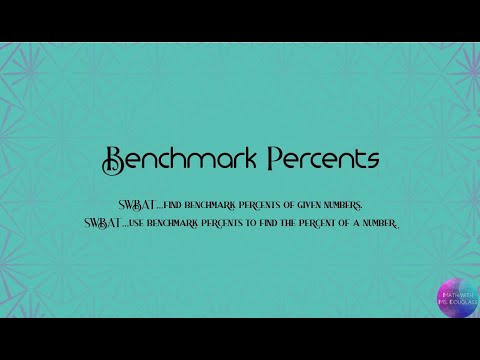 Benchmark Percents - YouTube