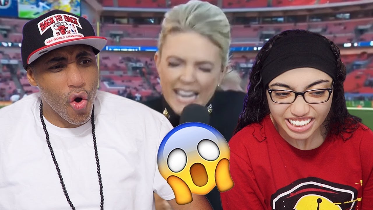 MY DAD REACTS NFL Reporters Getting Hit Compilation REACTION - YouTube