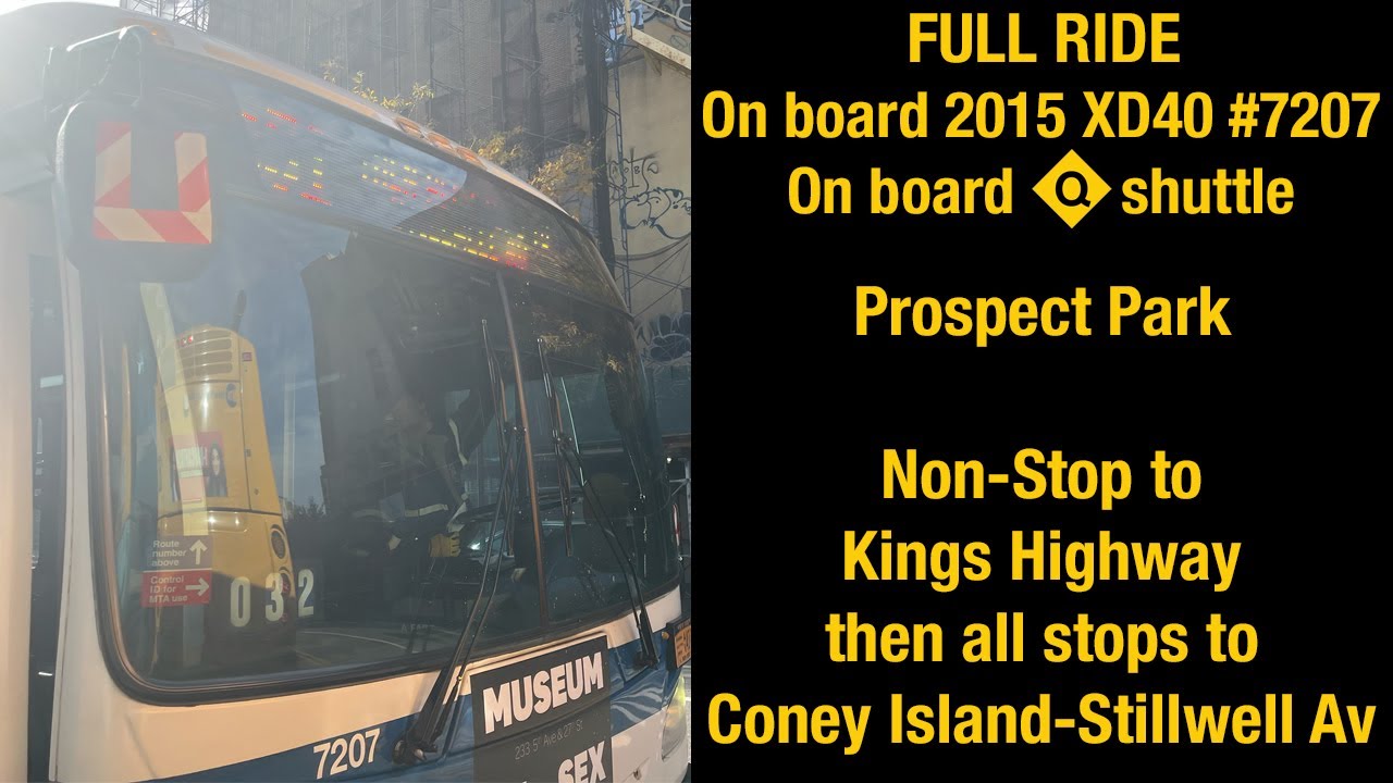 (XMAS SPECIAL) (FULL RIDE) On board 2015 XD40 #7202 on the Q91 Q ...