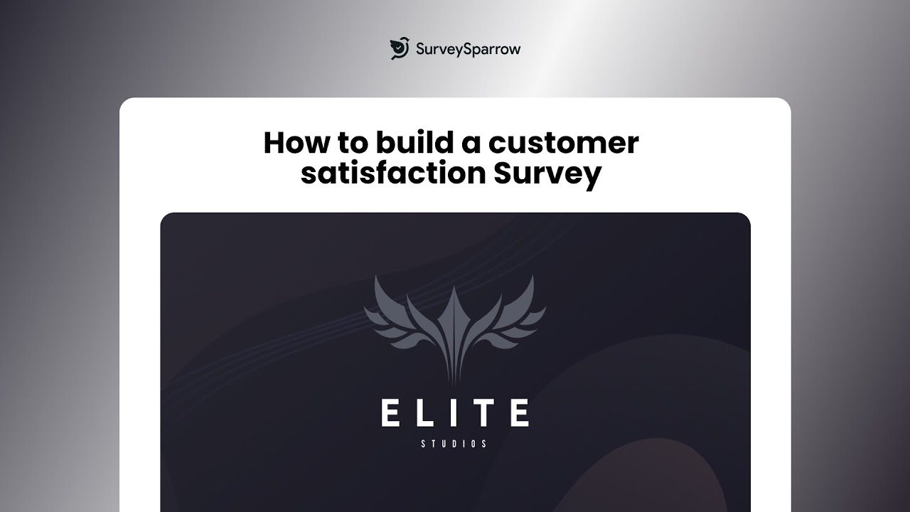How to Build a Customer Satisfaction Survey - YouTube