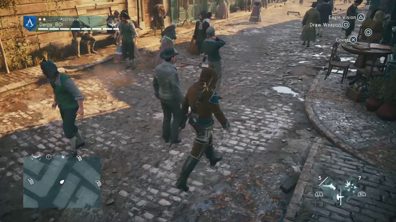 Assassin's Creed Unity \ Sliding NPC - YouTube