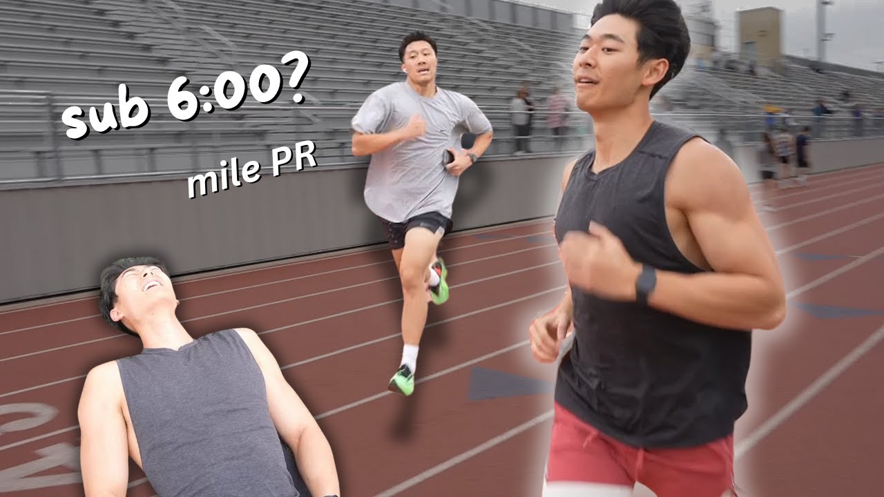 RUNNING MY FASTEST MILE (and tips to get into running) - YouTube
