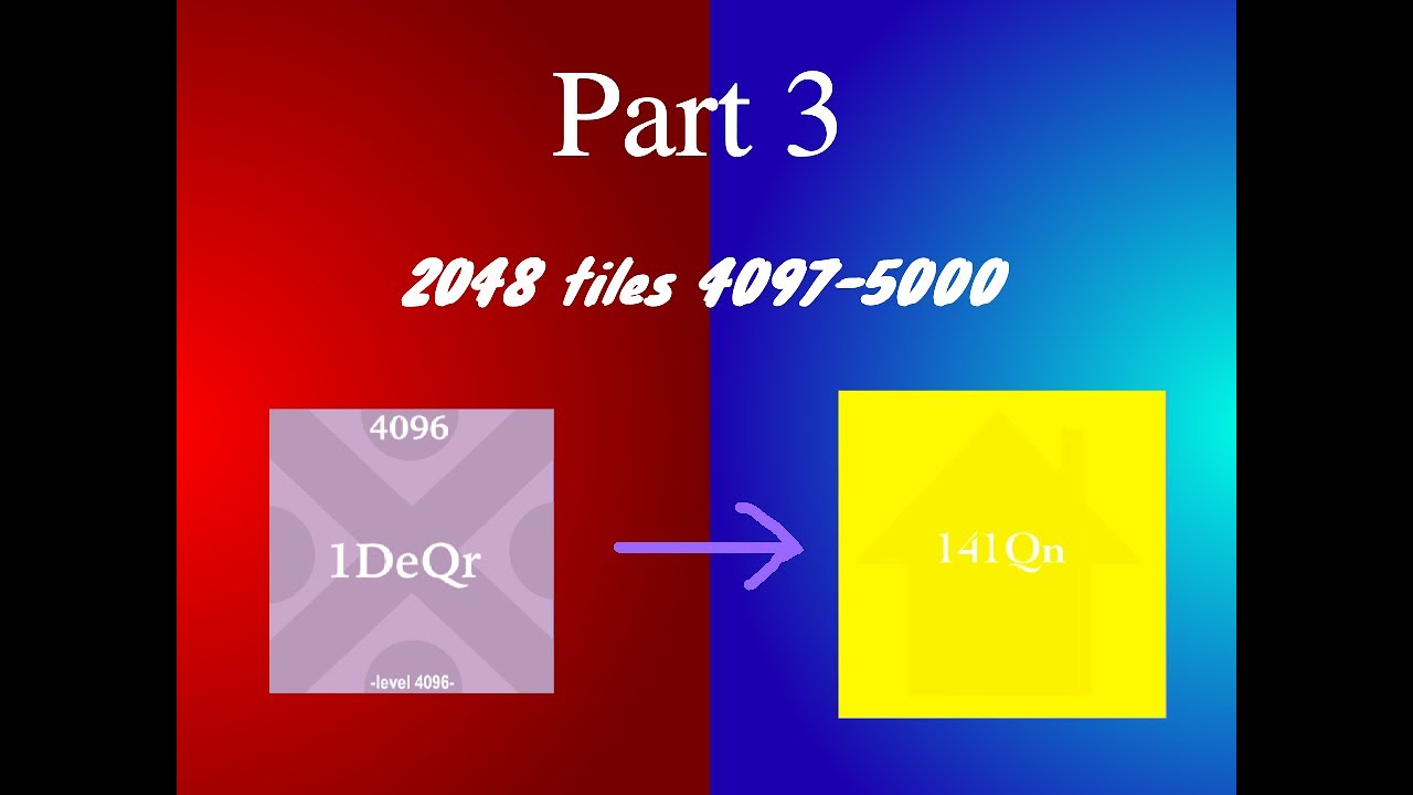 2048 tiles 3300-3500 - YouTube