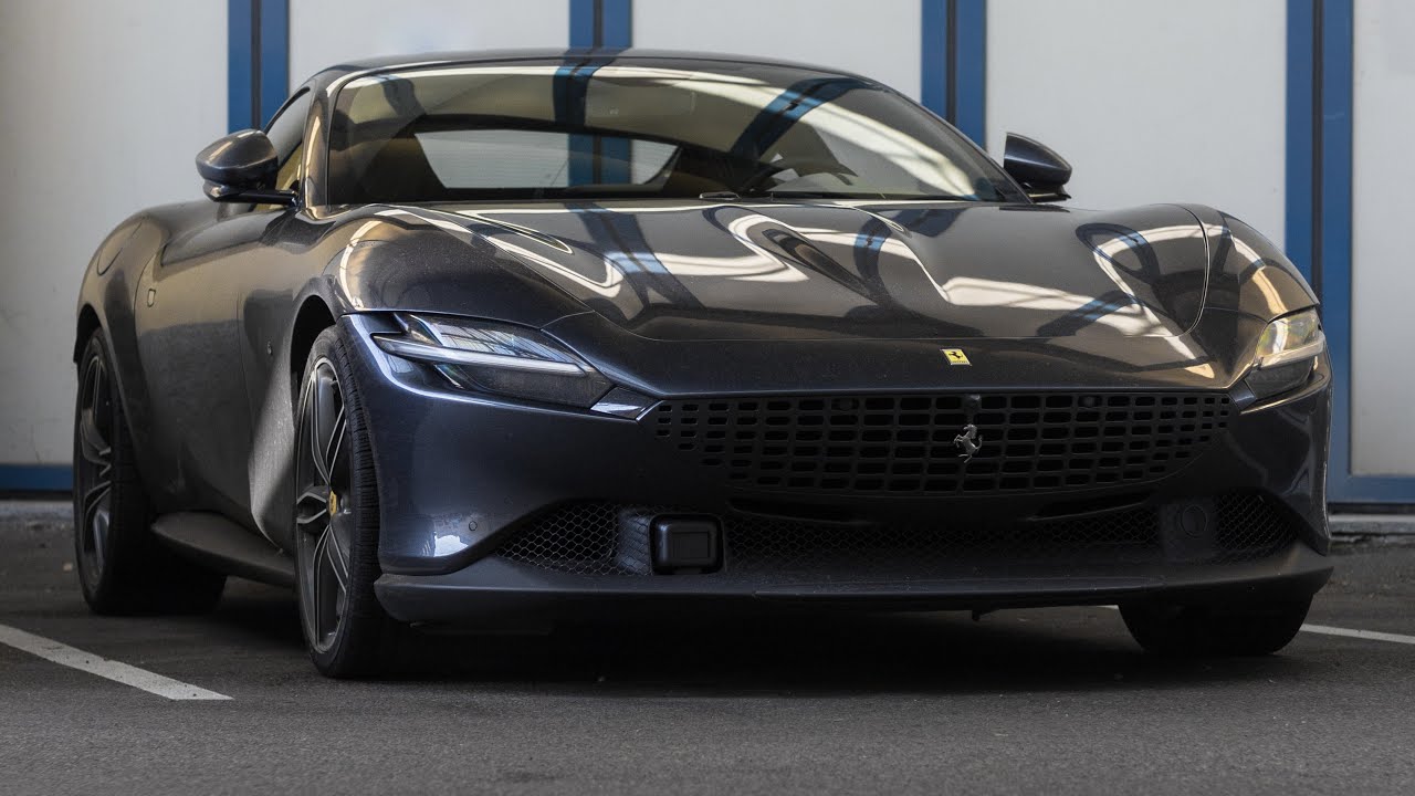 2020 Ferrari Roma in Milan - YouTube