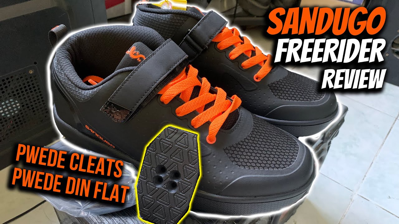 SANDUGO FREERIDER MTB SHOES | PWEDE CLEATS at PWEDE FLAT | Unboxing and First Impressions - YouTube