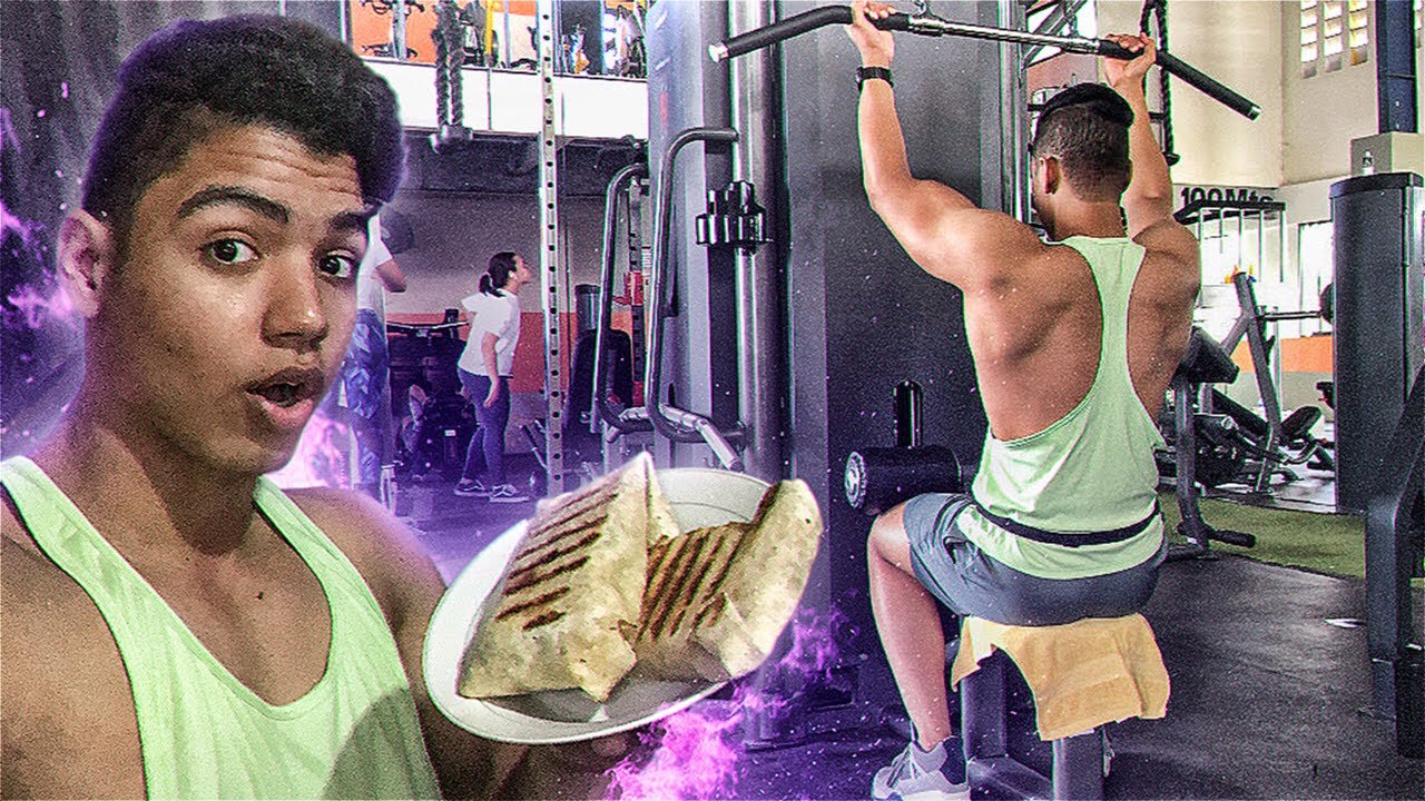 Entrenamiento de ESPALDA GIGANTE & BÍCEPS + Comida POST entreno - YouTube