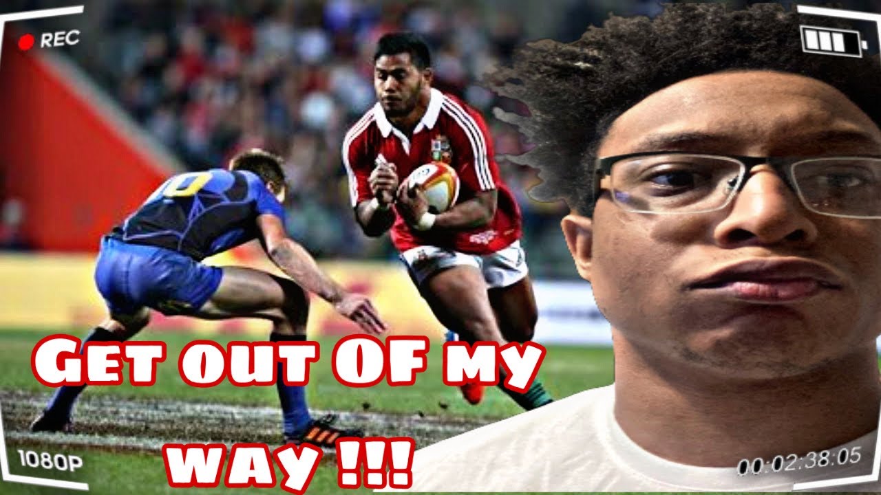 When rugby players run it straight ( REACTION ) ‼️‼️🔥 - YouTube