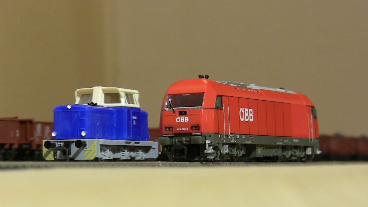 TT scale model trains 021: ÖBB class 2016 from PIKO - Werklok 3 from ...