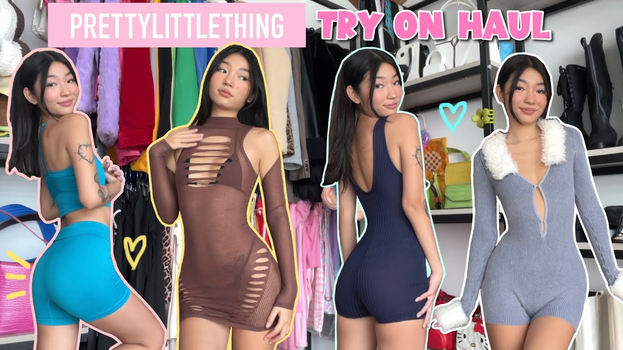 Pretty Little Thing Black Friday/ Cyber TRY-ON haul 💕 - YouTube