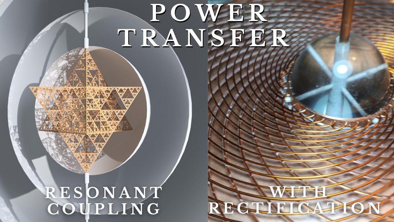 Power Transfer trough Resonant Coupling and rectified at the same time ...
