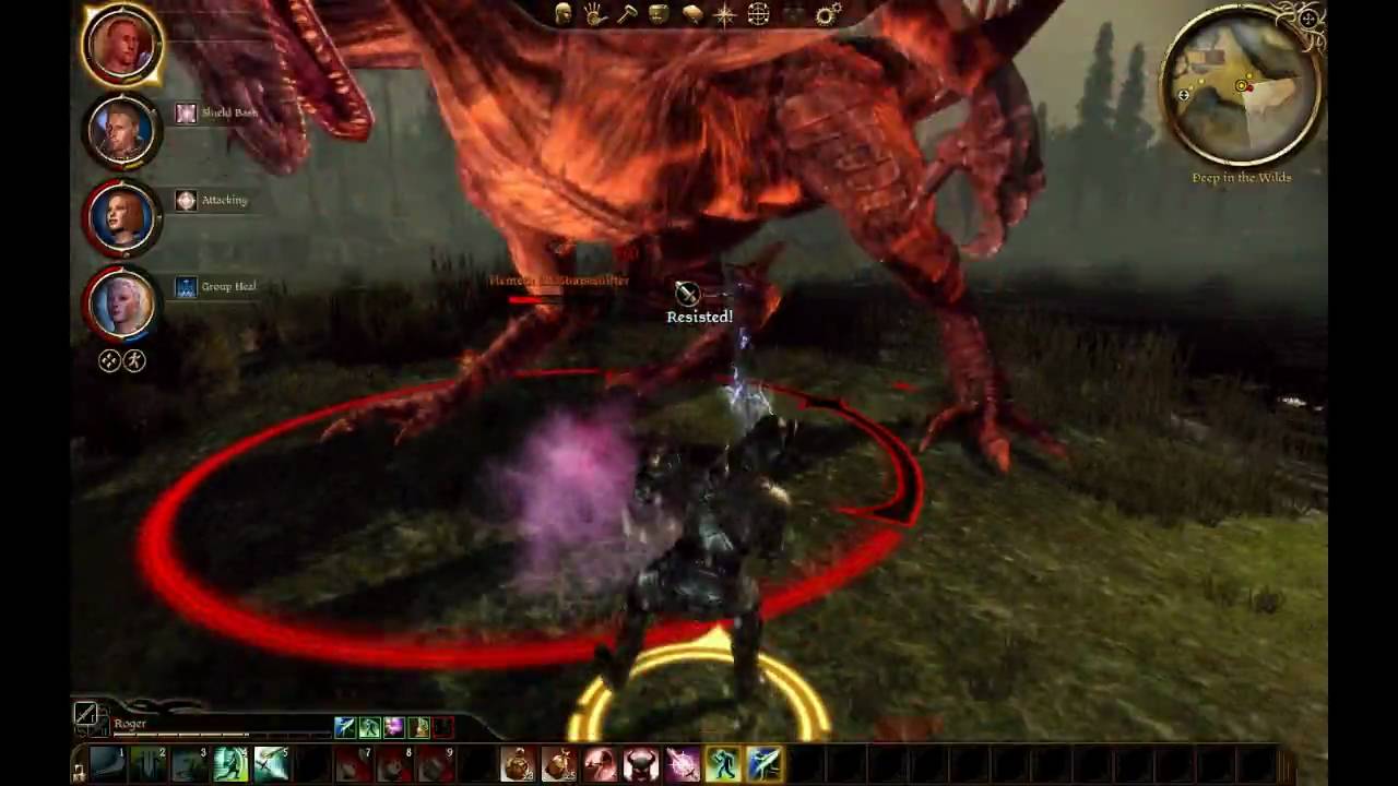 Dragon Age: Origins (PC) - Flemeth REAL Battle (Without Tricks) - YouTube