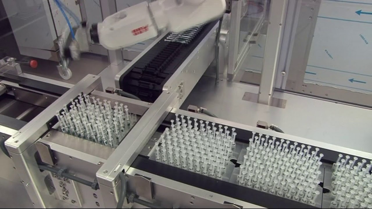 HORIZONTAL PACKING MACHINE SYRINGE INSULIN PEN - YouTube