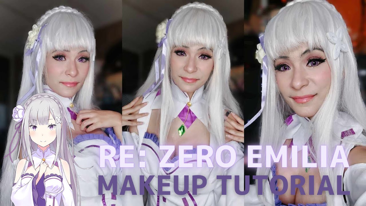 Emilia from Re: Zero | Cosplay Makeup Tutorial - YouTube