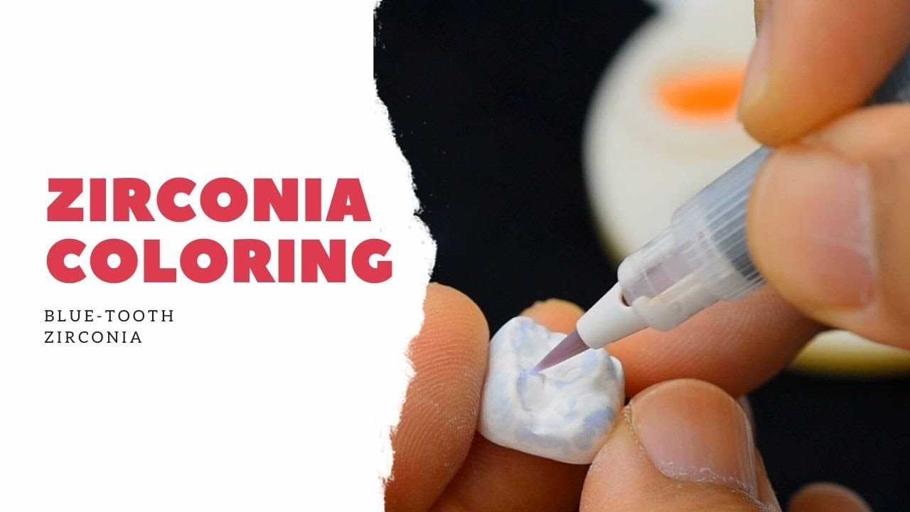 How to color zirconia more efficiently / Blue-tooth Zirconia coloring ...