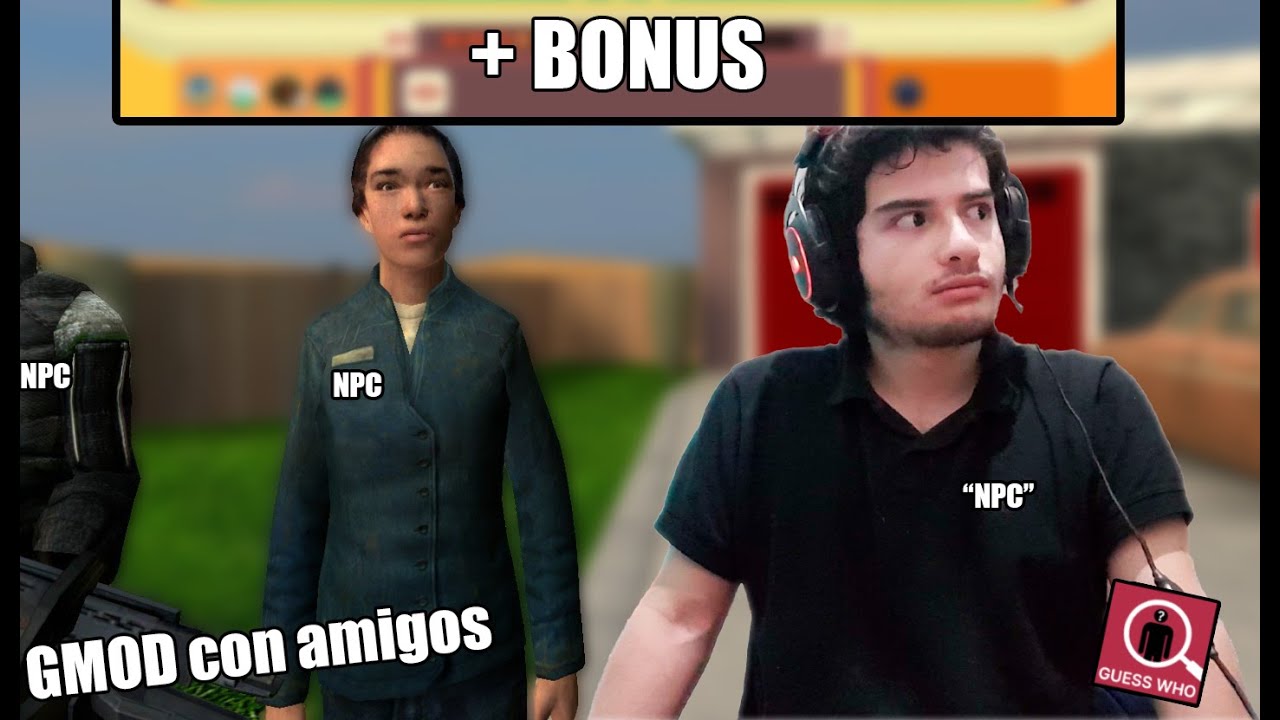 SIMULADOR DE NPC EN GMOD | Guess Who + Bonus - YouTube