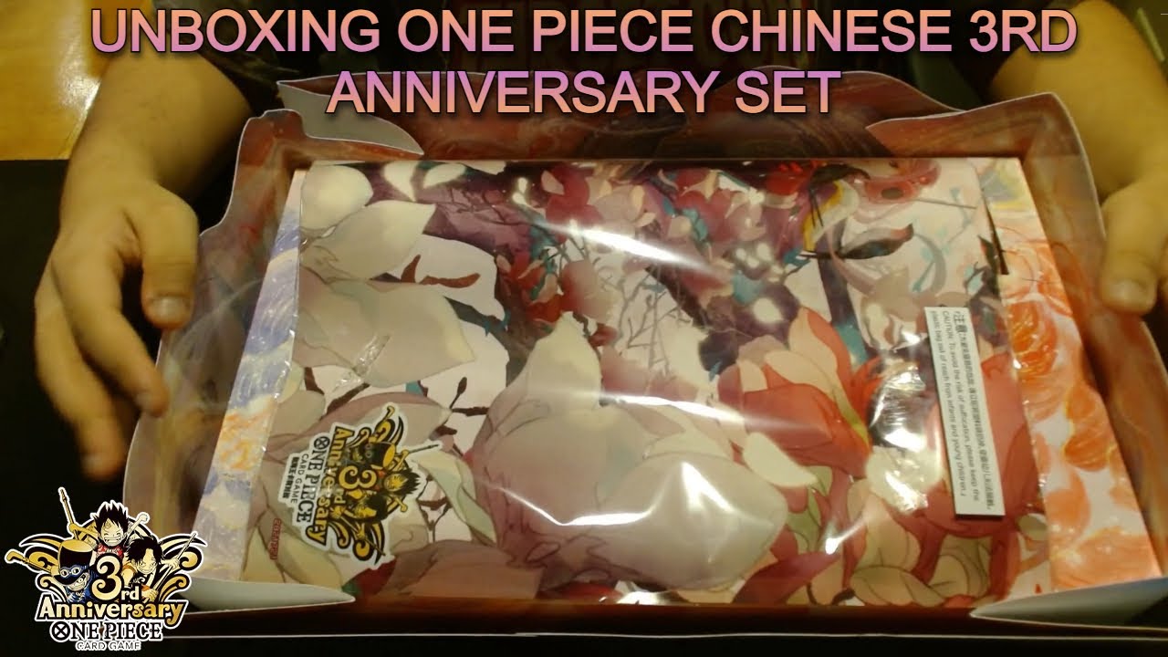 I Opened The One Piece Chinese 3rd Anniversary Setdid We Hit The