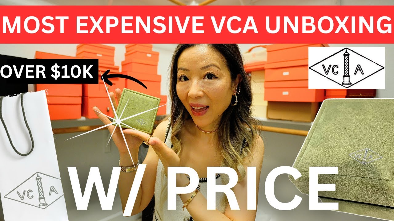 MOST EXPENSIVE VCA UNBOXING W PRICE | Diamond VAN CLEEF AND ARPELS ...