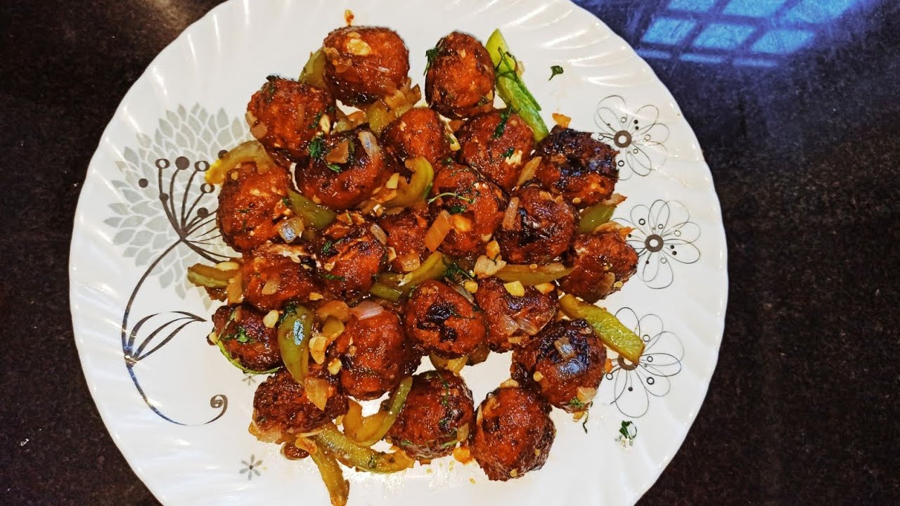 Vegetable Manchurian Dry | cabbage Manchurian - YouTube