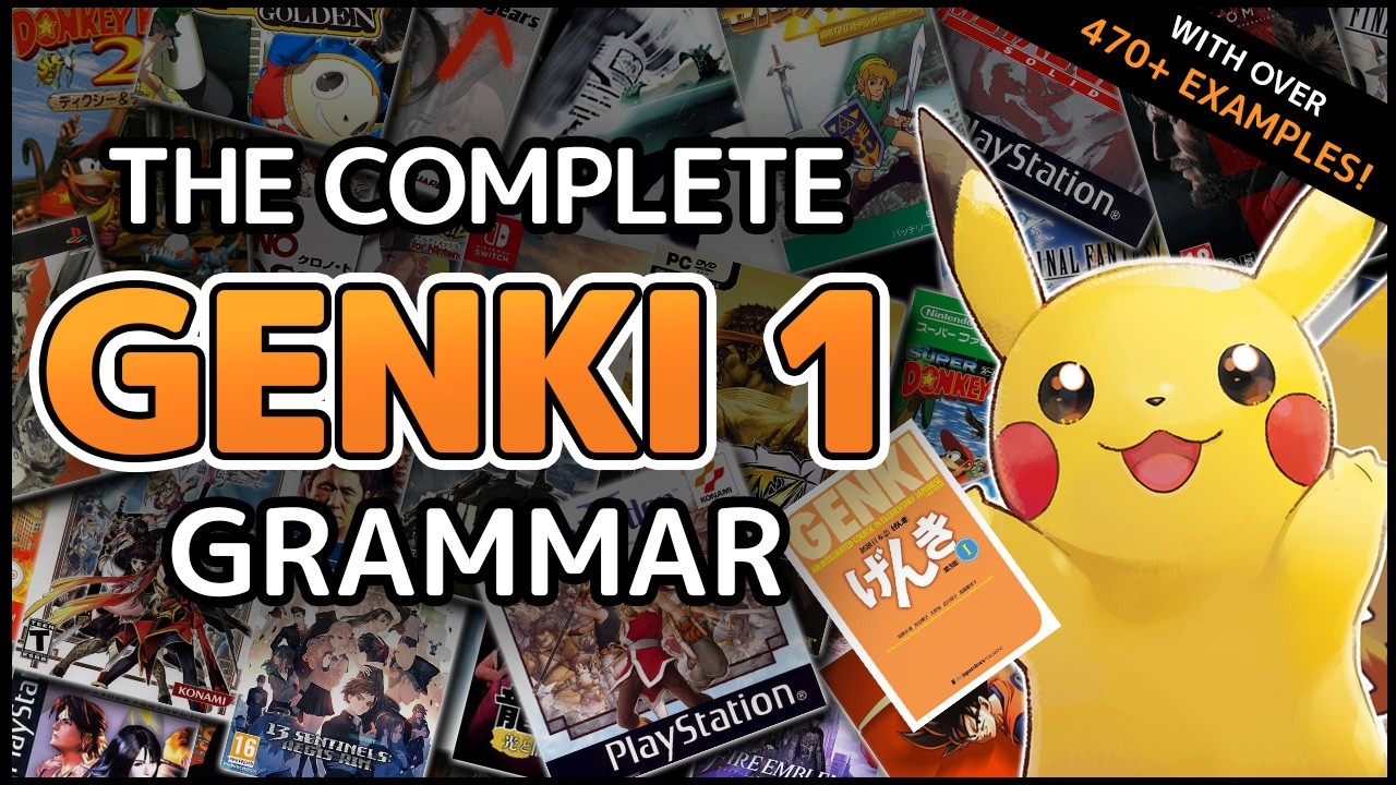 The Complete GENKI 1 Grammar: Video(Game) Textbook - YouTube
