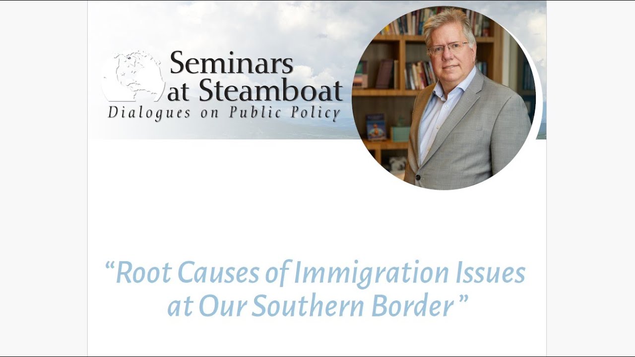 Seminars at Steamboat: Andrew Selee, PhD - YouTube