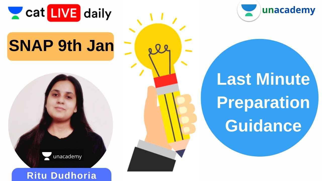SNAP 9th JAN - Last Minute Prep Guidance - Verbal Ability | By Ritu Ma ...