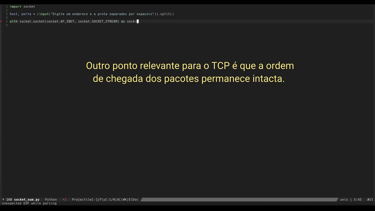 Python para Backend 09: Sockets 02 - Jogo do número (Servidor) - YouTube