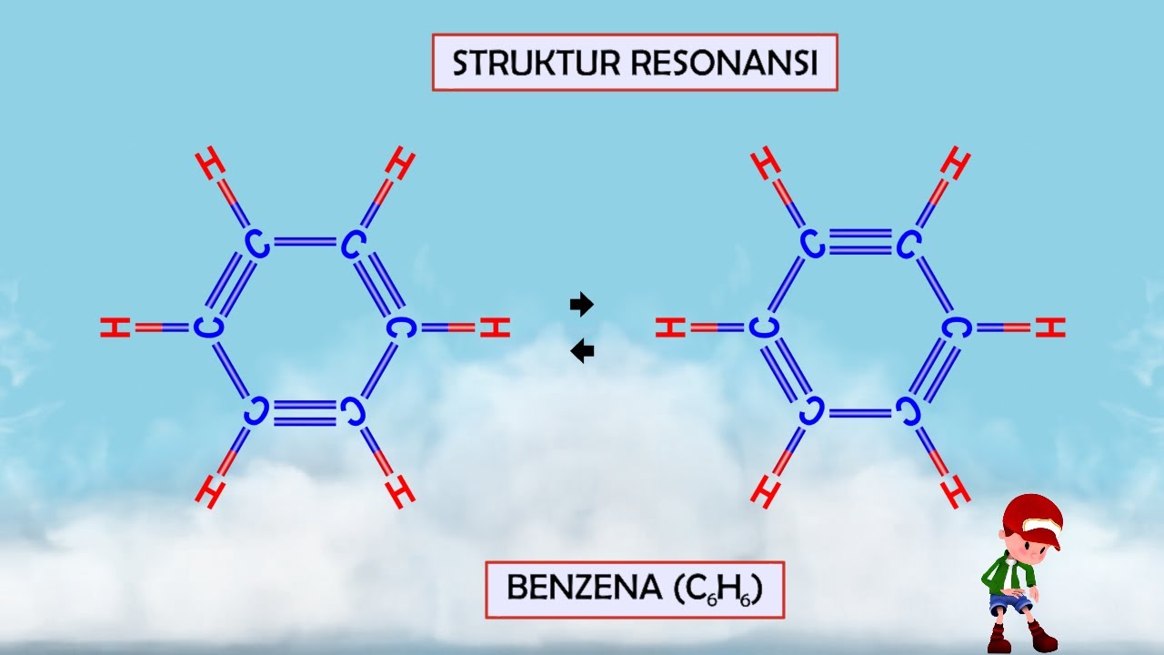 STRUKTUR RESONANSI BENZENA (C6H6) - YouTube