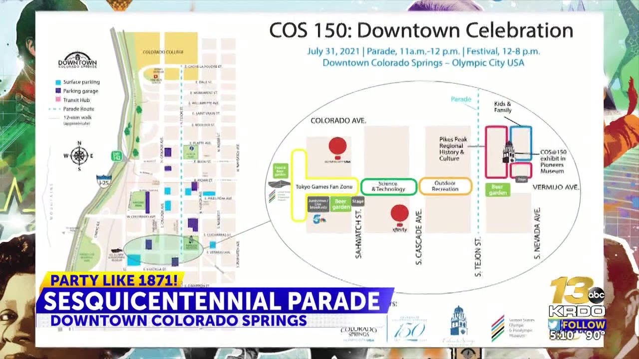 COS 150 Downtown Celebration: Parade details, know before you go - YouTube