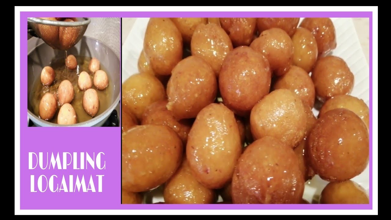 HOW TO MAKE CRUNCHY DUMPLING,LOGAIMAT(arabic desert) - YouTube