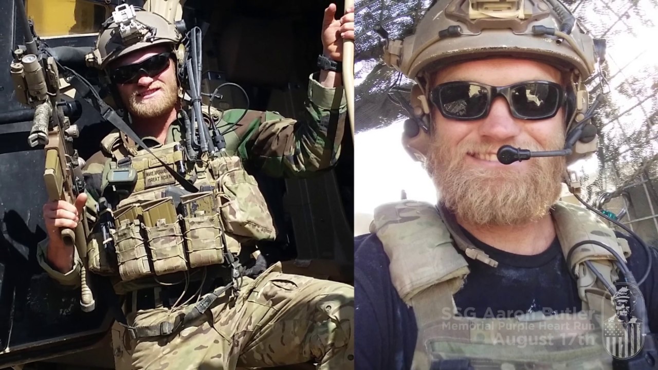 Inaugural Aaron Butler Memorial Purple Heart Run 2019 - YouTube