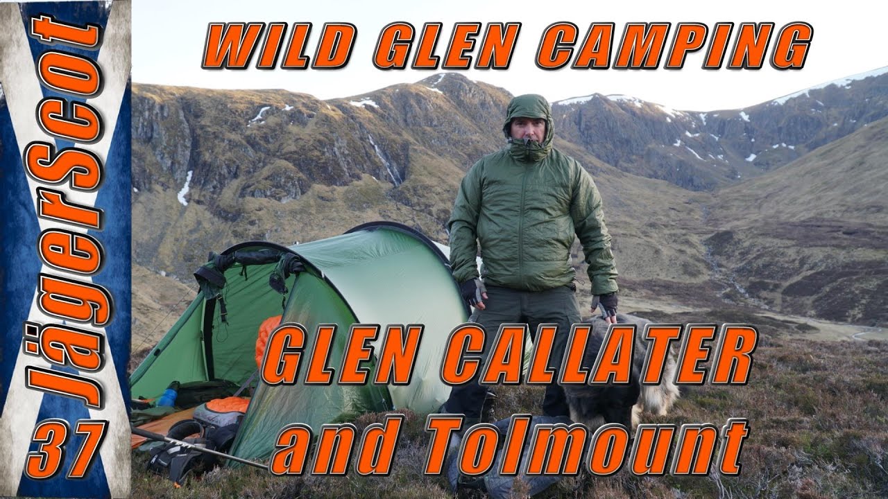 Glen Callater and Tolmount Mavic Pro Drone Footage Wild Camping ...