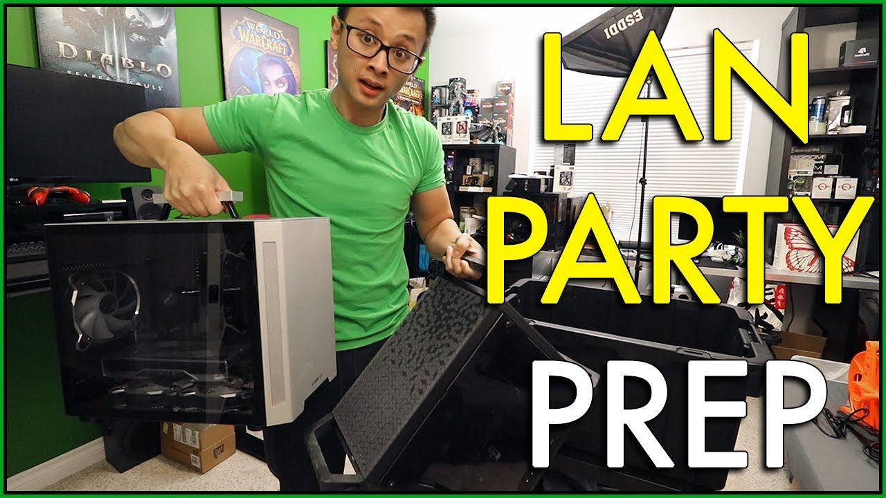 Preparing for FIRST LAN Party of 2020 - YouTube
