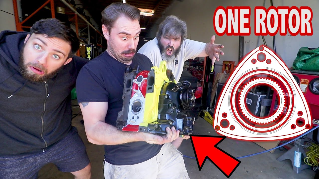 How FAST can we assemble a Mazda SINGLE ROTOR engine?? - YouTube