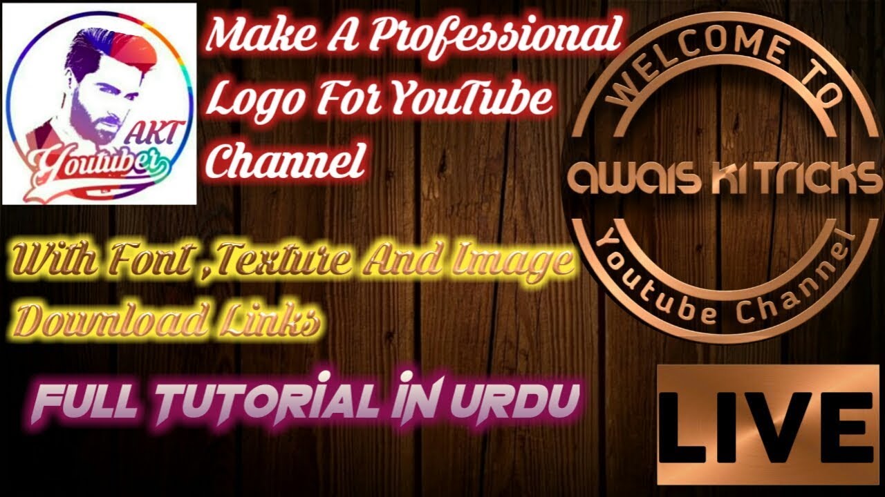 How to make a professional Logo for youtube channel|Logo design 12 jan ...