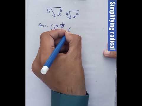 Simplifying radicals with variable,exponents#short tricks#Maths - YouTube