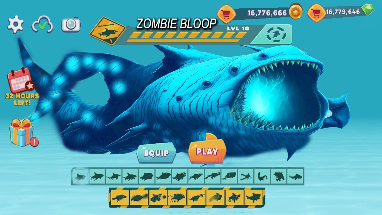 Hungry Shark Evolution - New Shark Unlocked Update All 27 Sharks ...