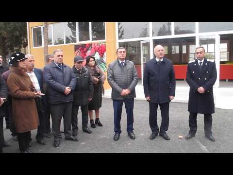 Mingəçevirdə tikilən bələdiyyə bazarına baxış keçirildi