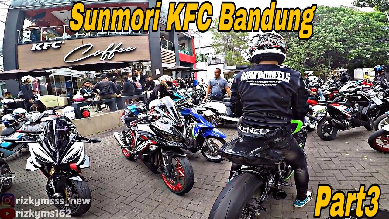 Sunmori KFC Bandung Bareng Moge #ninjass #rizkyms162 - YouTube