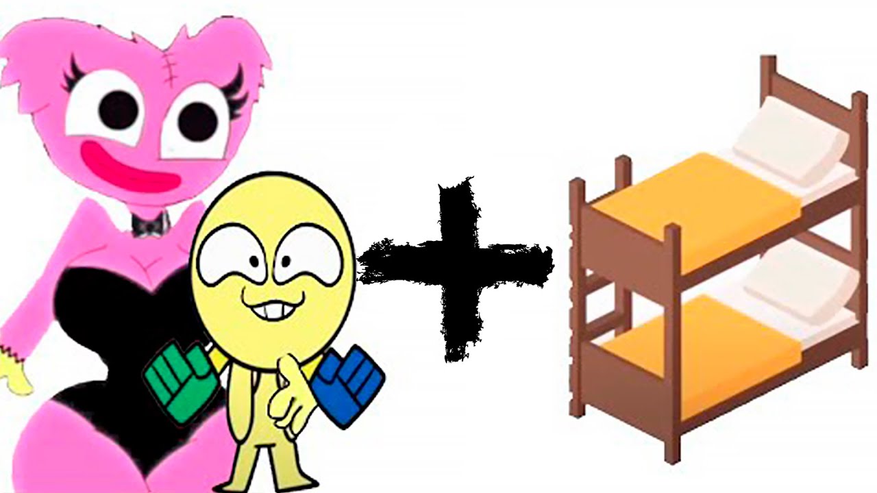 Player and Kissy Missy + Bed = ??? Poppy Playtime 2 Animation - YouTube