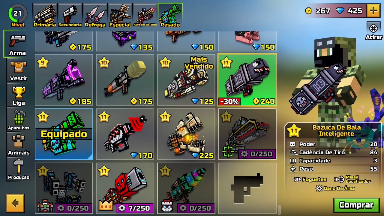 Pixel Gun 3D:como eu faço pra ter muito dinheiro? - YouTube